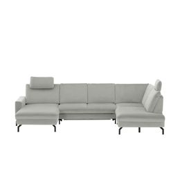 Kollektion Kraft Wohnlandschaft Grace grau Ma&szlig;e (cm): B: 332 H: 89 T: 220.0 &raquo; M&ouml;bel Kraft