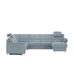 Kollektion Kraft Wohnlandschaft Donald blau Ma&szlig;e (cm): B: 335 H: 89 T: 262.0 &raquo; M&ouml;bel Kraft