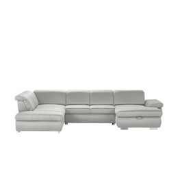 Kollektion Kraft Wohnlandschaft mit verschiedenen Funktionen Amanda grau Ma&szlig;e (cm): B: 379 H: 85 T: 260.0 &raquo; M&ouml;bel Kraft