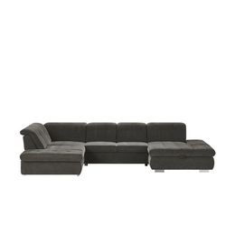 Kollektion Kraft Wohnlandschaft mit verschiedenen Funktionen Spencer grau Ma&szlig;e (cm): B: 382 H: 102 T: 260.0 &raquo; M&ouml;bel Kraft