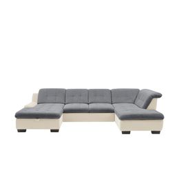 Kollektion Kraft Wohnlandschaft Davinci grau Ma&szlig;e (cm): B: 346 H: 104 T: 195.0 &raquo; M&ouml;bel Kraft