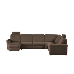 Kollektion Kraft Wohnlandschaft Mikrofaser Rita braun Ma&szlig;e (cm): B: 330 H: 91 T: 240.0 &raquo; M&ouml;bel Kraft