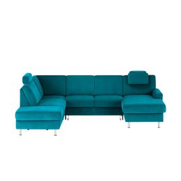 Kollektion Kraft Wohnlandschaft Mit verschiedenen Funktionen verf&uuml;gbar Jana t&uuml;rkis/petrol Ma&szlig;e (cm): B: 309 H: 87 T: 235.0 &raquo; M&ouml;bel Kraft