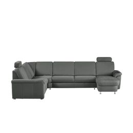 Kollektion Kraft Wohnlandschaft Mikrofaser Rita grau Ma&szlig;e (cm): B: 330 H: 91 T: 240.0 &raquo; M&ouml;bel Kraft