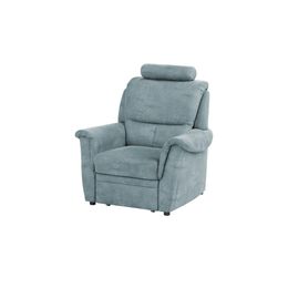 Kollektion Kraft Sessel mit Hocker als Auszug Chris blau Ma&szlig;e (cm): B: 102 H: 96 T: 92.0 &raquo; M&ouml;bel Kraft