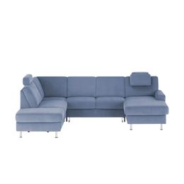 Kollektion Kraft Wohnlandschaft Mit verschiedenen Funktionen verf&uuml;gbar Jana blau Ma&szlig;e (cm): B: 309 H: 87 T: 235.0 &raquo; M&ouml;bel Kraft