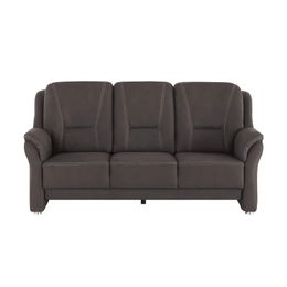 Kollektion Kraft Sofa 3-sitzig aus Mikrofaser Wilma braun Ma&szlig;e (cm): B: 198 H: 97 T: 89.0 &raquo; M&ouml;bel Kraft