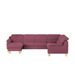 Kollektion Kraft Wohnlandschaft aus Mikrofaser Hanna rot Ma&szlig;e (cm): B: 322 H: 84 T: 264.0 &raquo; M&ouml;bel Kraft