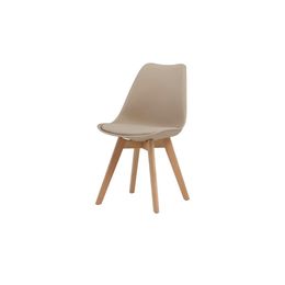 M&ouml;bel Kraft Schalenstuhl beige Ma&szlig;e (cm): B: 49 H: 84 T: 51.0 &raquo; M&ouml;bel Kraft