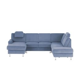 Kollektion Kraft Wohnlandschaft Mit verschiedenen Funktionen verf&uuml;gbar Jana blau Ma&szlig;e (cm): B: 309 H: 87 T: 235.0 &raquo; M&ouml;bel Kraft