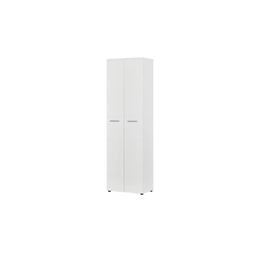 Primo Garderobenschrank Akzent wei&szlig; Ma&szlig;e (cm): B: 59 H: 197 T: 37.0 &raquo; M&ouml;bel Kraft