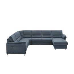 Kollektion Kraft Wohnlandschaft mit Boxspringpolsterung Donald blau Ma&szlig;e (cm): B: 330 H: 89 T: 173.0 &raquo; M&ouml;bel Kraft