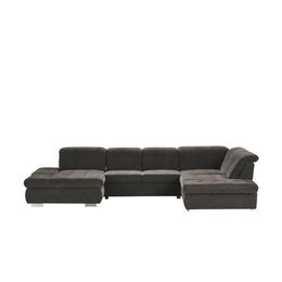 Kollektion Kraft Wohnlandschaft mit verschiedenen Funktionen Spencer grau Ma&szlig;e (cm): B: 382 H: 102 T: 260.0 &raquo; M&ouml;bel Kraft