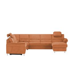 Kollektion Kraft Wohnlandschaft Donald orange Ma&szlig;e (cm): B: 335 H: 89 T: 262.0 &raquo; M&ouml;bel Kraft