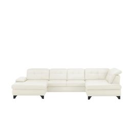 Kollektion Kraft Wohnlandschaft Leder Jona wei&szlig; Ma&szlig;e (cm): B: 368 H: 100 T: 194.0 &raquo; M&ouml;bel Kraft