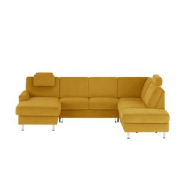 Kollektion Kraft Wohnlandschaft Mit verschiedenen Funktionen verf&uuml;gbar Jana gelb Ma&szlig;e (cm): B: 309 H: 87 T: 235.0 &raquo; M&ouml;bel Kraft