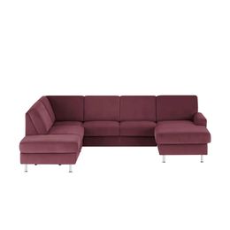 Kollektion Kraft Wohnlandschaft Mit verschiedenen Funktionen verf&uuml;gbar Jana lila/violett Ma&szlig;e (cm): B: 309 H: 87 T: 235.0 &raquo; M&ouml;bel Kraft