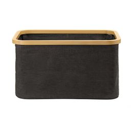 M&ouml;bel Kraft Korb grau Polyester,Bambus Ma&szlig;e (cm): B: 45 H: 25 T: 30.0 &raquo; M&ouml;bel Kraft
