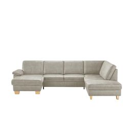 Kollektion Kraft Wohnlandschaft Kunstleder Samu grau Ma&szlig;e (cm): B: 316 H: 90 T: 235.0 &raquo; M&ouml;bel Kraft