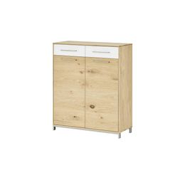 Woodford Schuhschrank Vista holzfarben Ma&szlig;e (cm): B: 86 H: 105 T: 37.0 &raquo; M&ouml;bel Kraft