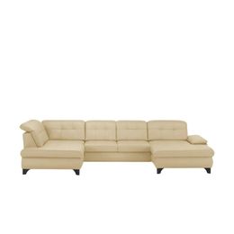 Kollektion Kraft Wohnlandschaft Leder Jona beige Ma&szlig;e (cm): B: 368 H: 100 T: 194.0 &raquo; M&ouml;bel Kraft