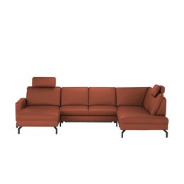 Kollektion Kraft Wohnlandschaft aus Leder Grace rot Ma&szlig;e (cm): B: 332 H: 89 T: 220.0 &raquo; M&ouml;bel Kraft