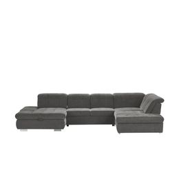 Kollektion Kraft Wohnlandschaft mit verschiedenen Funktionen Spencer grau Ma&szlig;e (cm): B: 382 H: 102 T: 260.0 &raquo; M&ouml;bel Kraft