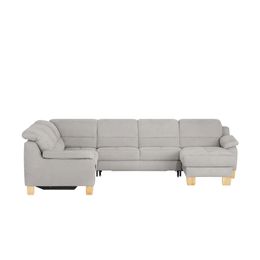 Kollektion Kraft Wohnlandschaft aus Mikrofaser Hanna grau Ma&szlig;e (cm): B: 322 H: 84 T: 254.0 &raquo; M&ouml;bel Kraft