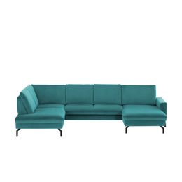 Kollektion Kraft Wohnlandschaft Grace t&uuml;rkis/petrol Ma&szlig;e (cm): B: 332 H: 89 T: 220.0 &raquo; M&ouml;bel Kraft