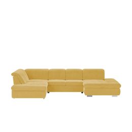 Kollektion Kraft Wohnlandschaft mit verschiedenen Funktionen Spencer gelb Ma&szlig;e (cm): B: 382 H: 102 T: 260.0 &raquo; M&ouml;bel Kraft