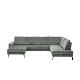 Kollektion Kraft Wohnlandschaft aus Mikrofaser Grace t&uuml;rkis/petrol Ma&szlig;e (cm): B: 337 H: 89 T: 220.0 &raquo; M&ouml;bel Kraft