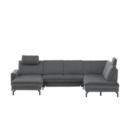Kollektion Kraft Wohnlandschaft Grace grau Ma&szlig;e (cm): B: 332 H: 89 T: 220.0 &raquo; M&ouml;bel Kraft