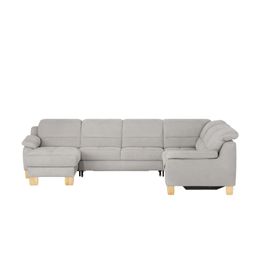 Kollektion Kraft Wohnlandschaft aus Mikrofaser Hanna grau Ma&szlig;e (cm): B: 322 H: 84 T: 254.0 &raquo; M&ouml;bel Kraft