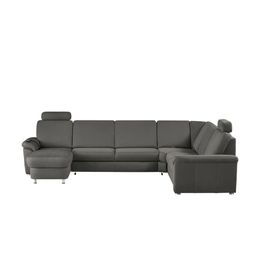 Kollektion Kraft Wohnlandschaft Mikrofaser Rita grau Ma&szlig;e (cm): B: 330 H: 91 T: 240.0 &raquo; M&ouml;bel Kraft