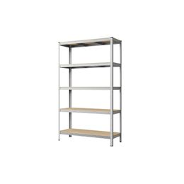 M&ouml;bel Kraft Schwerlastregal silber Ma&szlig;e (cm): B: 120 H: 200 &raquo; M&ouml;bel Kraft