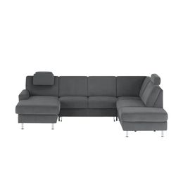 Kollektion Kraft Wohnlandschaft Mit verschiedenen Funktionen verf&uuml;gbar Jana grau Ma&szlig;e (cm): B: 309 H: 87 T: 235.0 &raquo; M&ouml;bel Kraft