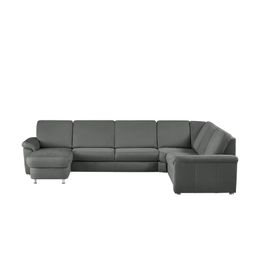 Kollektion Kraft Wohnlandschaft Mikrofaser Rita grau Ma&szlig;e (cm): B: 330 H: 91 T: 240.0 &raquo; M&ouml;bel Kraft