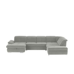 Kollektion Kraft Wohnlandschaft Mikrofaser grau Ma&szlig;e (cm): B: 371 H: 100 T: 260.0 &raquo; M&ouml;bel Kraft
