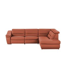 Kollektion Kraft Leder Ecksofa Ivonne rot Ma&szlig;e (cm): B: 294 H: 84 T: 245.0 &raquo; M&ouml;bel Kraft