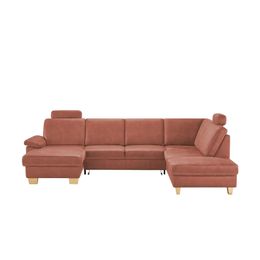 Kollektion Kraft Wohnlandschaft Kunstleder Samu rot Ma&szlig;e (cm): B: 316 H: 90 T: 235.0 &raquo; M&ouml;bel Kraft