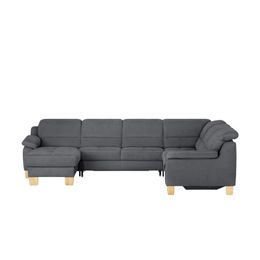 Kollektion Kraft Wohnlandschaft aus Mikrofaser Hanna grau Ma&szlig;e (cm): B: 322 H: 84 T: 264.0 &raquo; M&ouml;bel Kraft