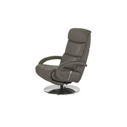 Hukla Leder-Relaxsessel Florian grau Ma&szlig;e (cm): B: 73 H: 109 T: 91.0 &raquo; M&ouml;bel Kraft
