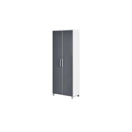 M&ouml;bel Kraft Dielenschrank grau Ma&szlig;e (cm): B: 71 H: 193 T: 37.0 &raquo; M&ouml;bel Kraft