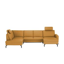 Kollektion Kraft Wohnlandschaft aus Leder Grace orange Ma&szlig;e (cm): B: 332 H: 89 T: 220.0 &raquo; M&ouml;bel Kraft