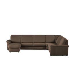 Kollektion Kraft Wohnlandschaft Mikrofaser Rita braun Ma&szlig;e (cm): B: 330 H: 91 T: 240.0 &raquo; M&ouml;bel Kraft