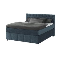 Jette Home Boxspringbett Glam New blau Ma&szlig;e (cm): B: 202 H: 132,5 &raquo; M&ouml;bel Kraft