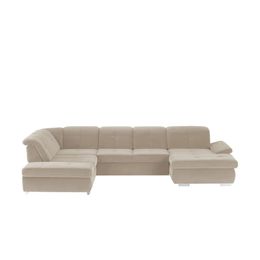Kollektion Kraft Wohnlandschaft Mikrofaser grau Ma&szlig;e (cm): B: 371 H: 100 T: 260.0 &raquo; M&ouml;bel Kraft
