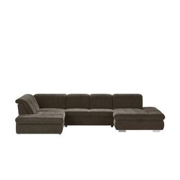 Kollektion Kraft Wohnlandschaft mit verschiedenen Funktionen Spencer braun Ma&szlig;e (cm): B: 382 H: 102 T: 260.0 &raquo; M&ouml;bel Kraft