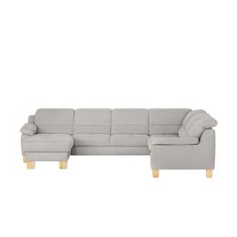 Kollektion Kraft Wohnlandschaft aus Mikrofaser Hanna grau Ma&szlig;e (cm): B: 322 H: 84 T: 254.0 &raquo; M&ouml;bel Kraft