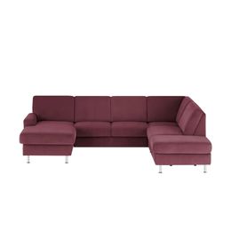 Kollektion Kraft Wohnlandschaft Mit verschiedenen Funktionen verf&uuml;gbar Jana lila/violett Ma&szlig;e (cm): B: 309 H: 87 T: 235.0 &raquo; M&ouml;bel Kraft